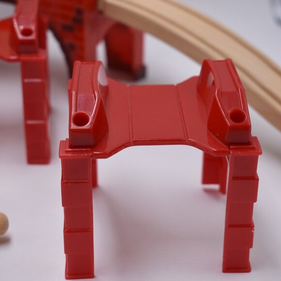 Thomas & Friends | Toys | Lot Of Curved Red Bridge Risers Curved Arch ...